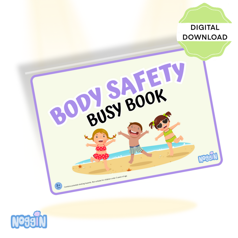 Body Safety Busy Book - DIGITAL DOWNLOAD printable- for toddlers 3 ...