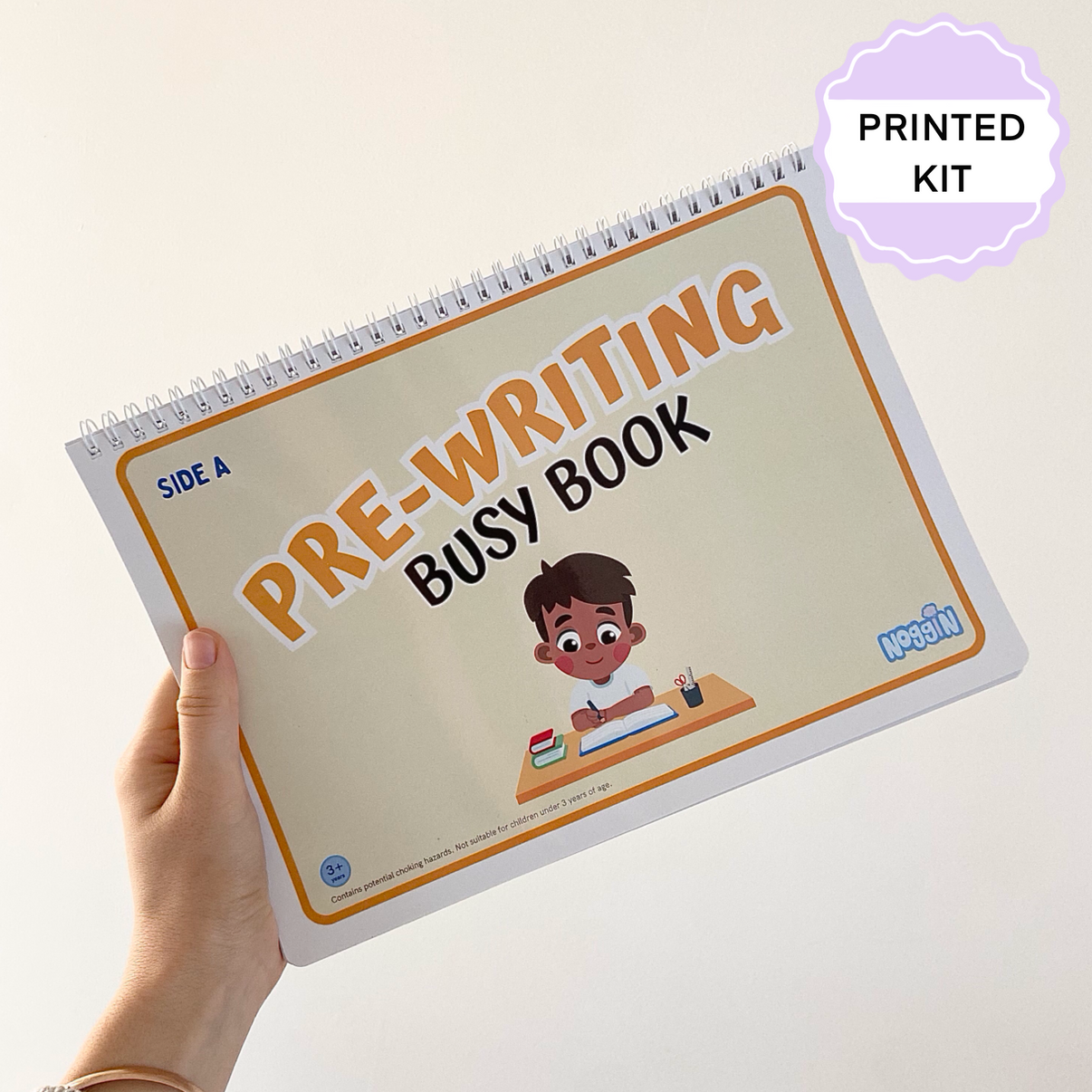 Printed Pre-Writing Busy Book PRE-ORDER - for toddlers and preschooler ...