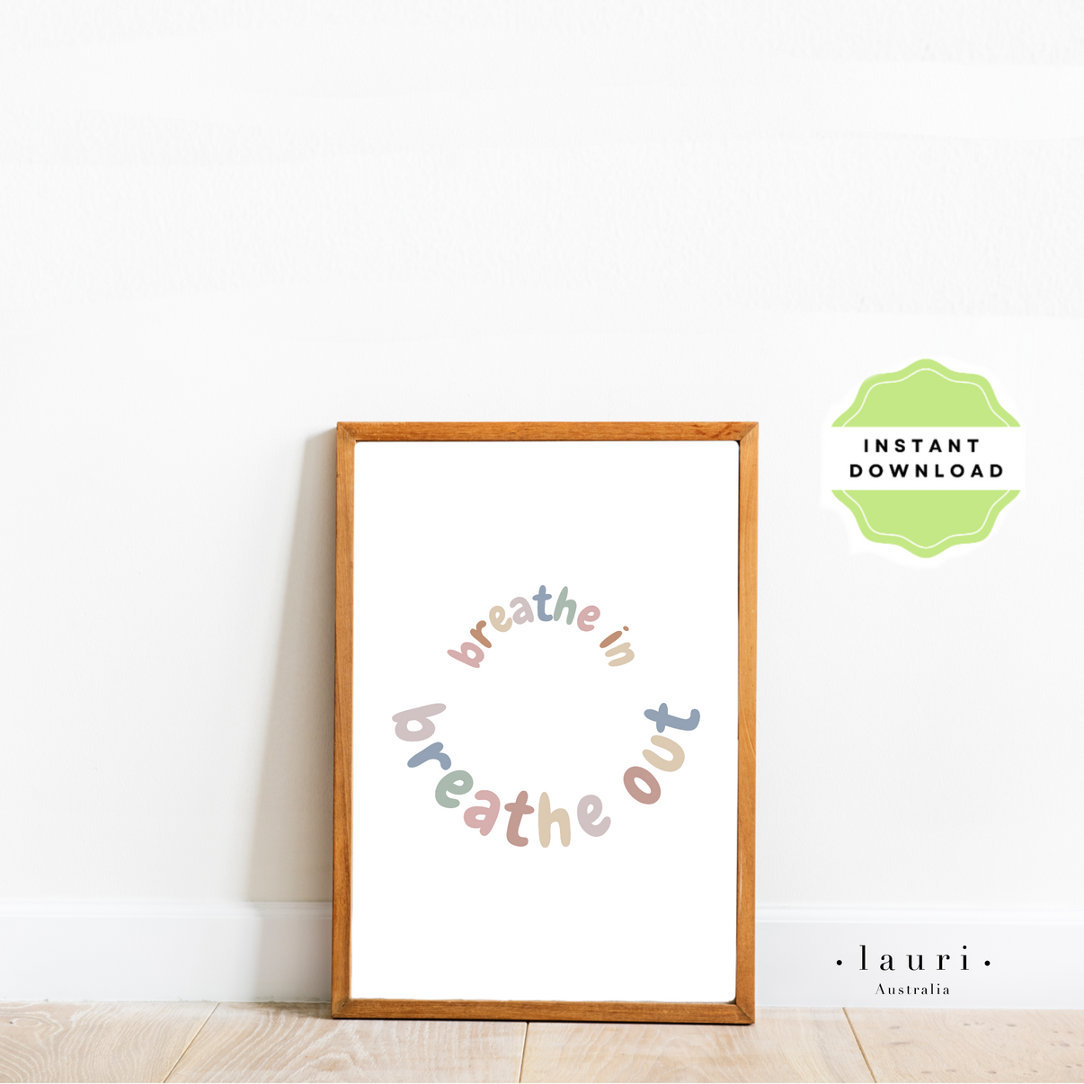 Breathe In Breathe Out Poster for Calming Corner - Self Regulation DIG ...